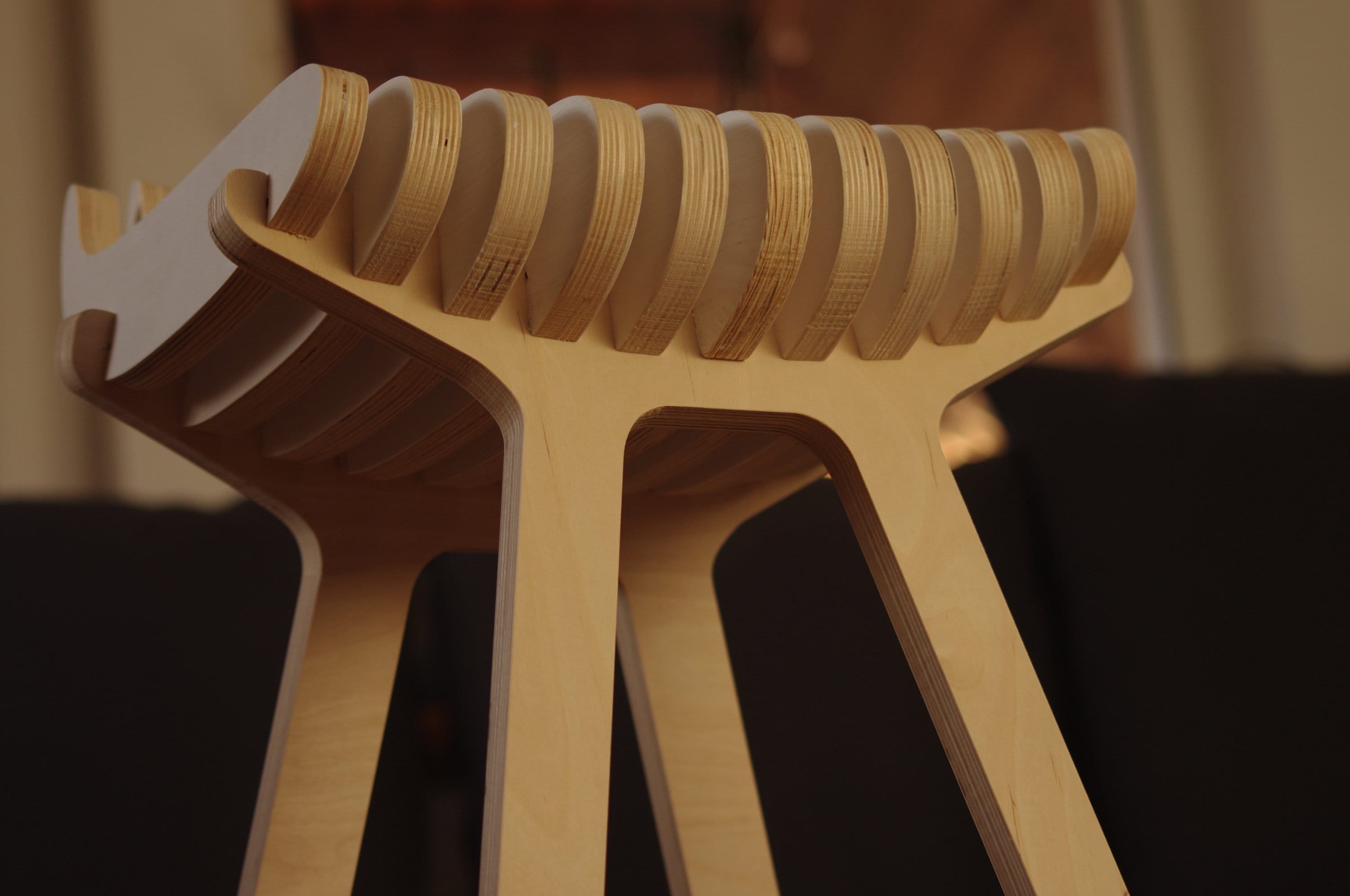 SET OF 4 PIECES Bar Stool, Design Chair, Modern Chair, Industrial Stool ...