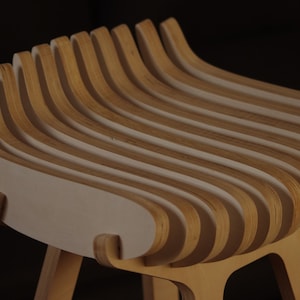 SET OF 2 PIECES Bar Stool, Design Chair, Modern Chair, Industrial Stool ...