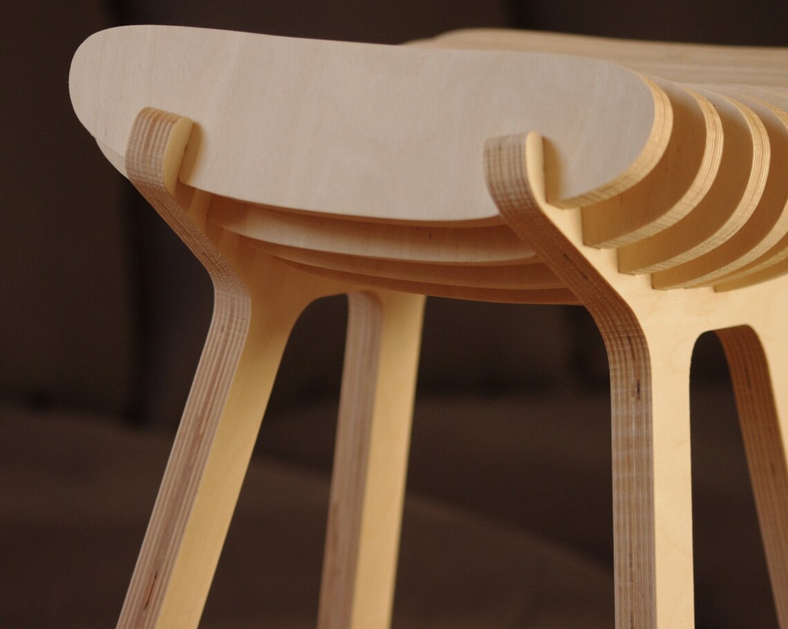 Bar Stool, Design Chair, Modern Chair, Industrial Stool, Wood Stool ...