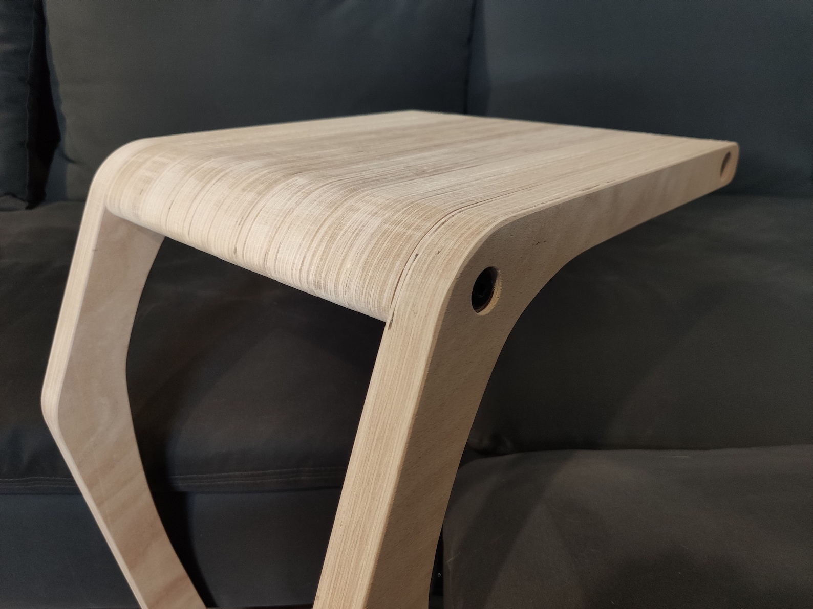 C Couch Table, C Shape Computer Table, Modern Sofa Side Table, End ...