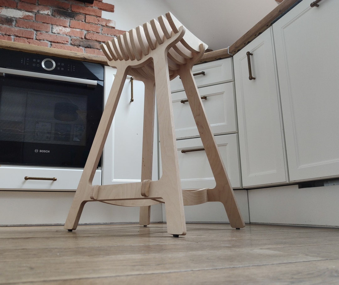 SET OF 2 PIECES Bar Stool, Design Chair, Modern Chair, Industrial Stool ...