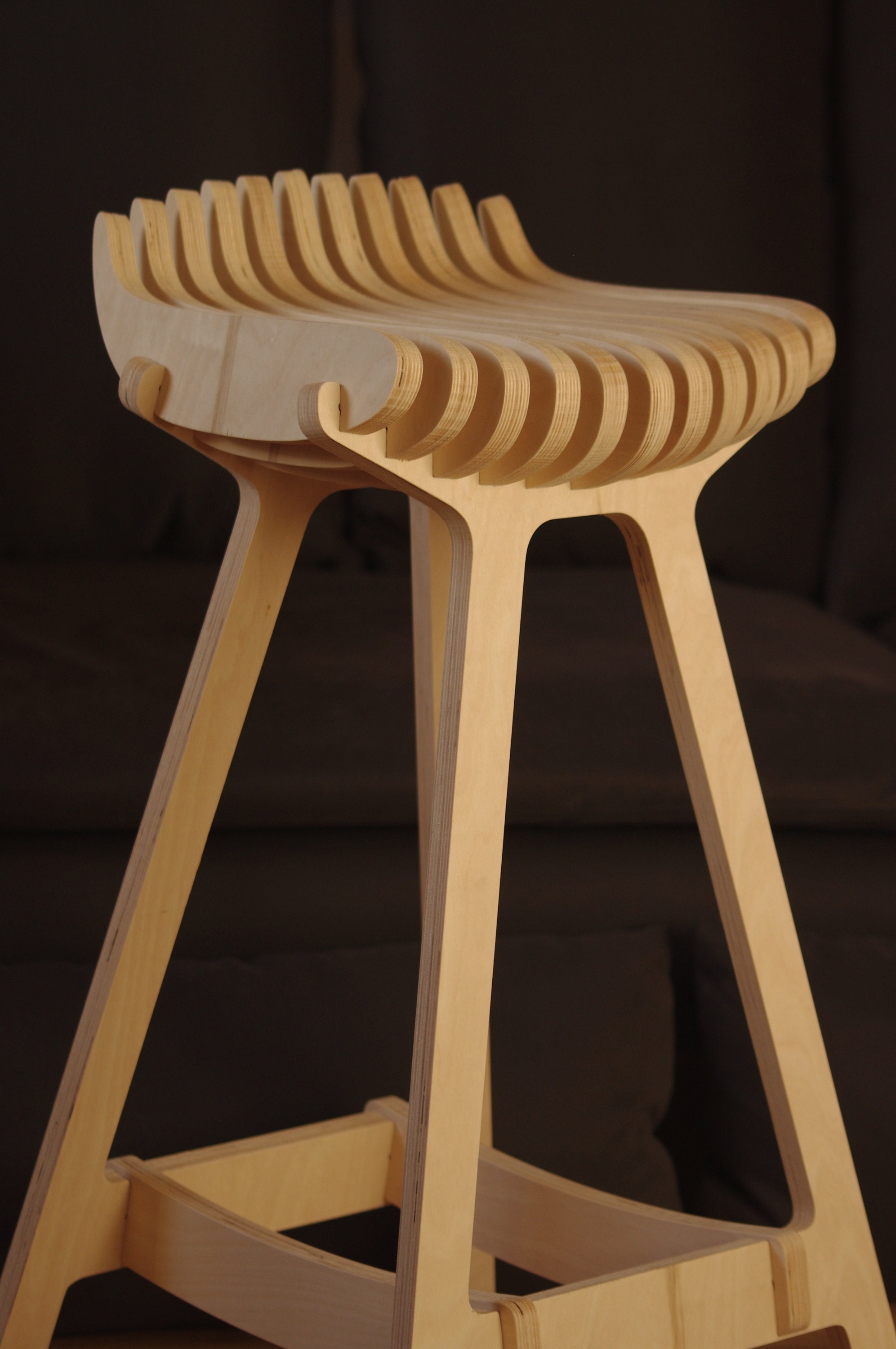 SET OF 4 PIECES Bar Stool, Design Chair, Modern Chair, Industrial Stool ...