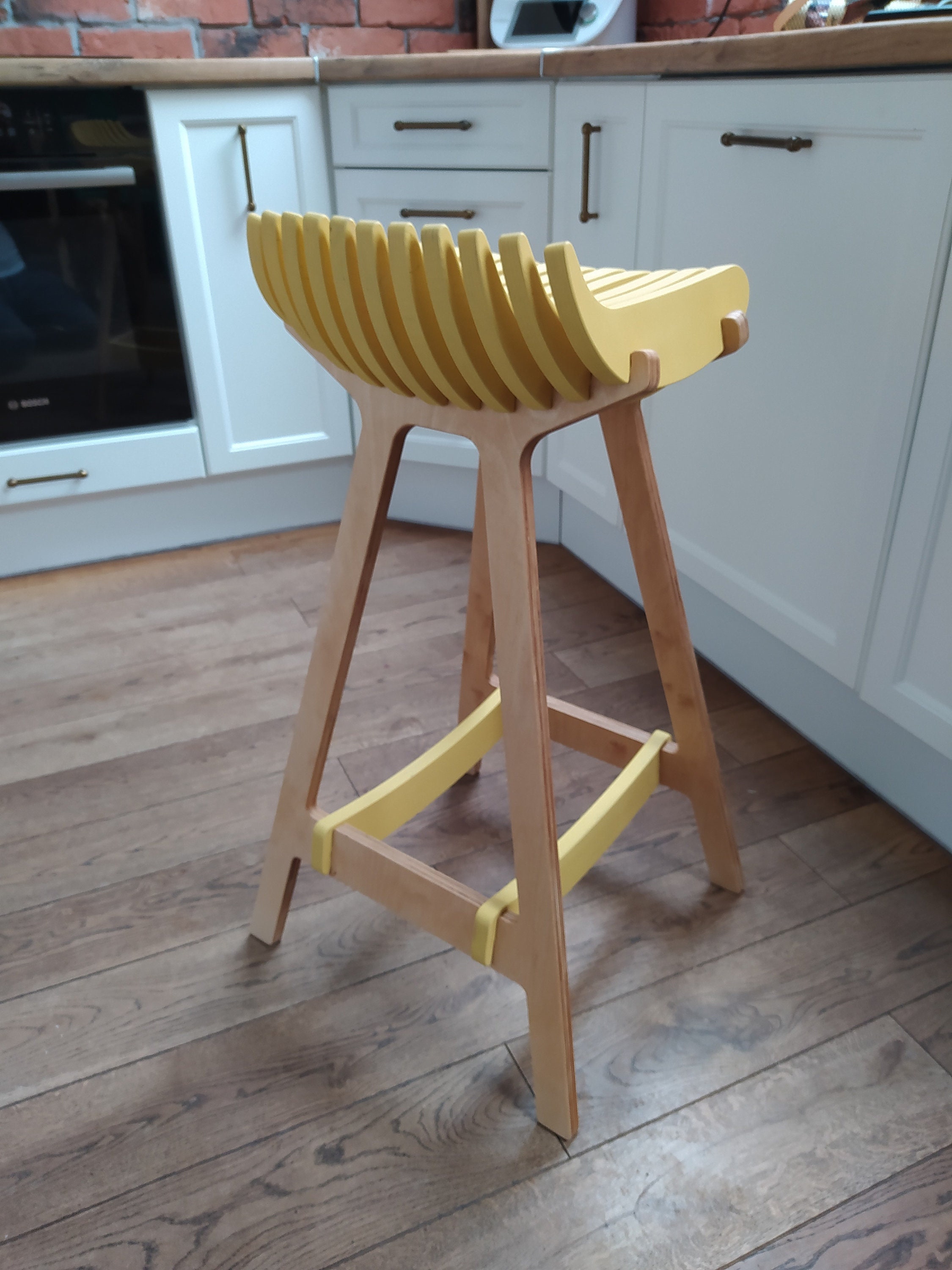 Kitchen Stool, Yellow Stool, Bar Stool, Designer Chair, Modern Chair ...