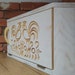 Corner Farmhouse Breadbox With a Folk Pattern, Corner Breadbox, Kitchen ...