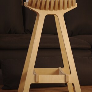 SET OF 4 PIECES Bar Stool, Design Chair, Modern Chair, Industrial Stool ...