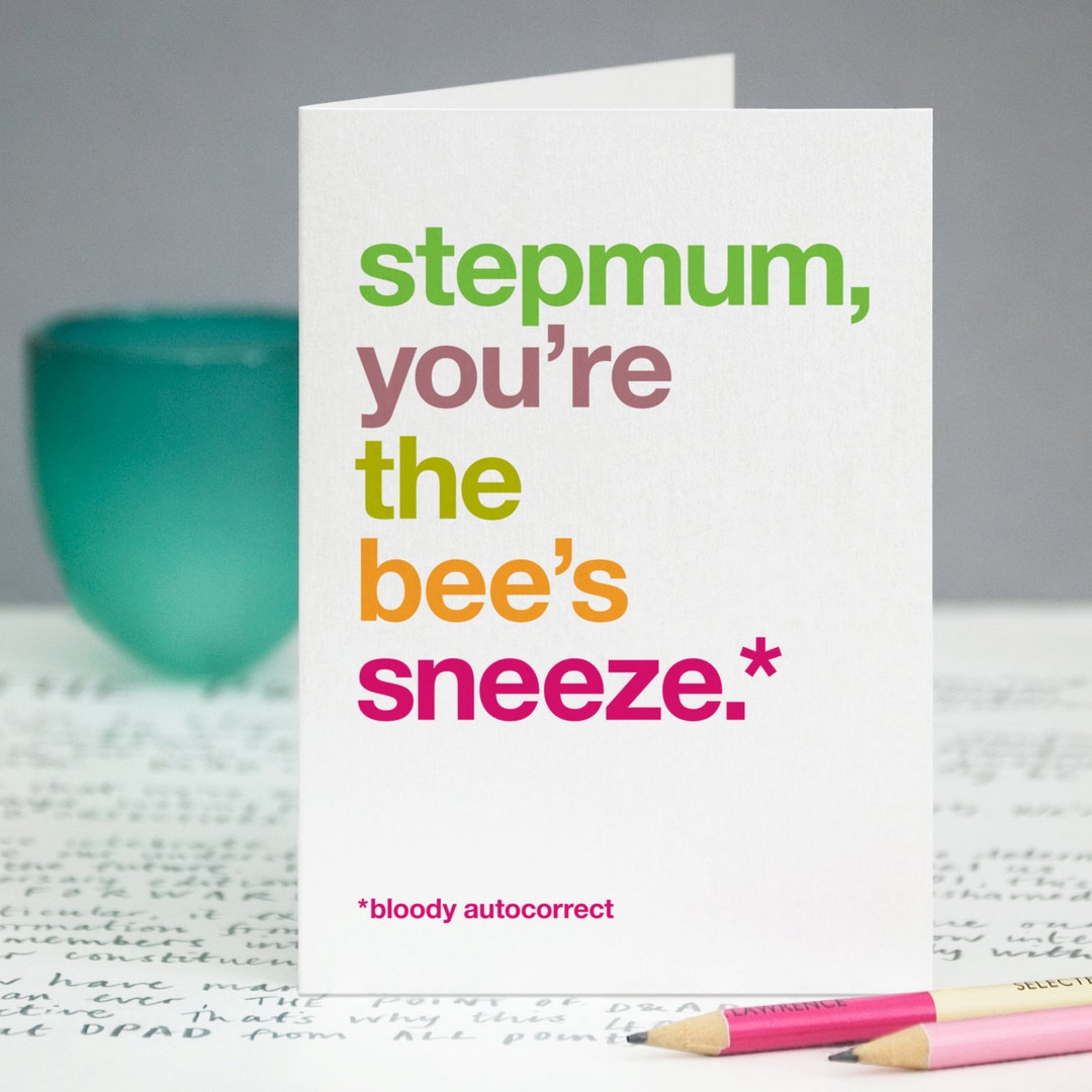 Funny Stepmother's Day Card - FREE DELIVERY - Etsy