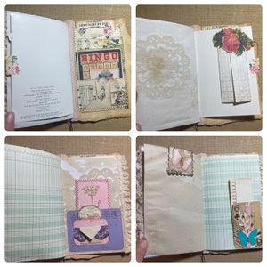 Altered File Folder Junk Journal With Tags, Envelopes, Flips, Altered Paperclip's Handmade ...