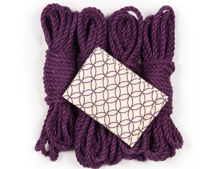 Purple Shibari Rope Bondage Kit - Etsy