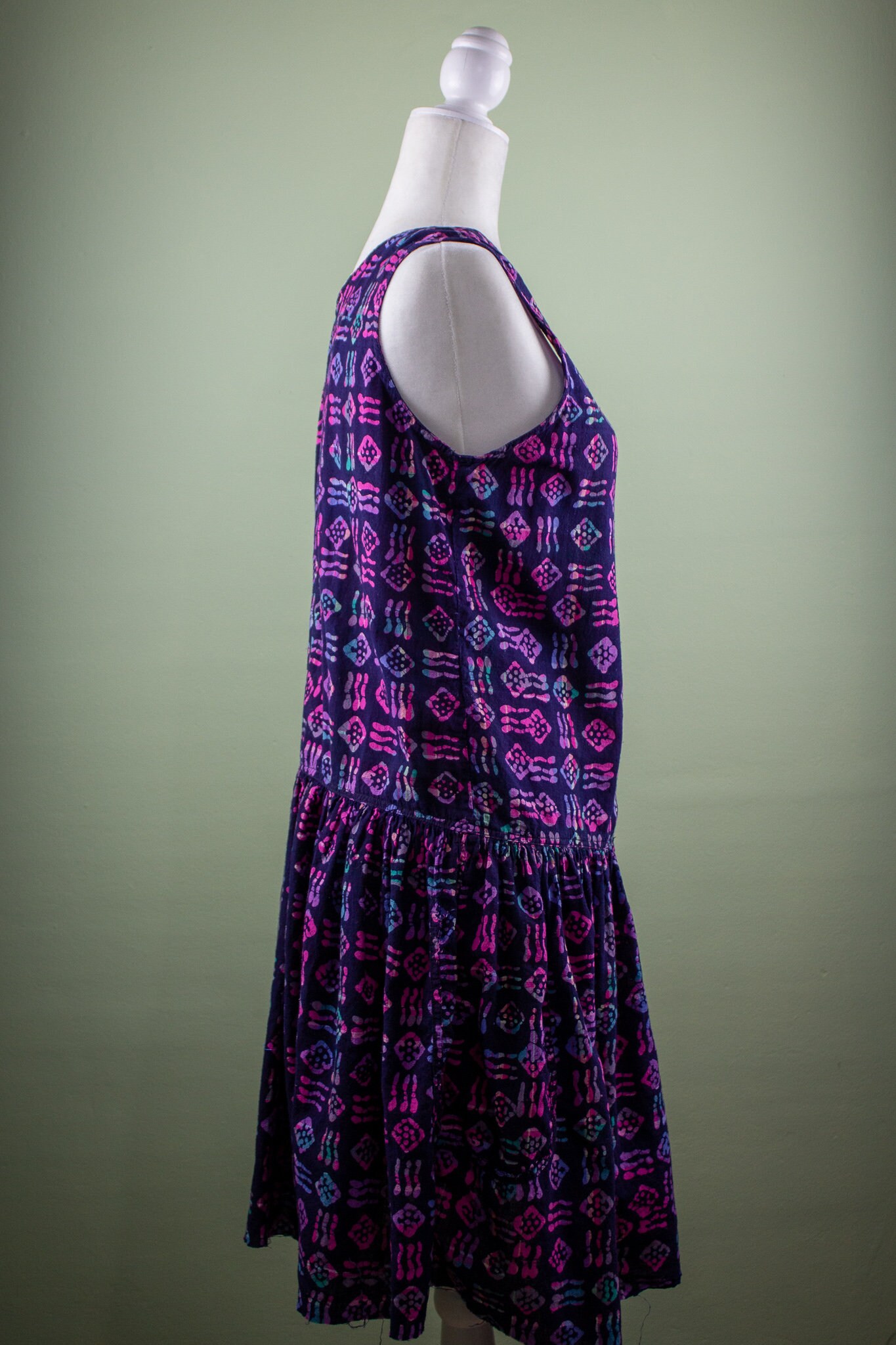 Vintage 1990s Allison Blair Navy and Pink Plaid Patterned - Etsy