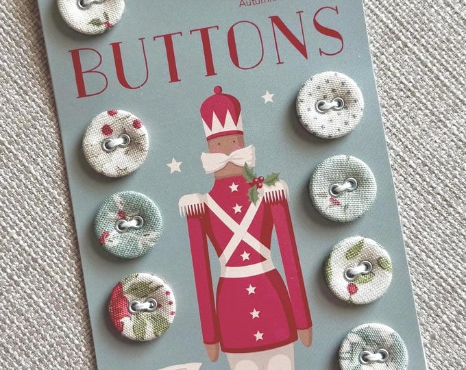 Tilda Merry Little Christmas Collection Buttons 5/8" Inch Buttons - Etsy