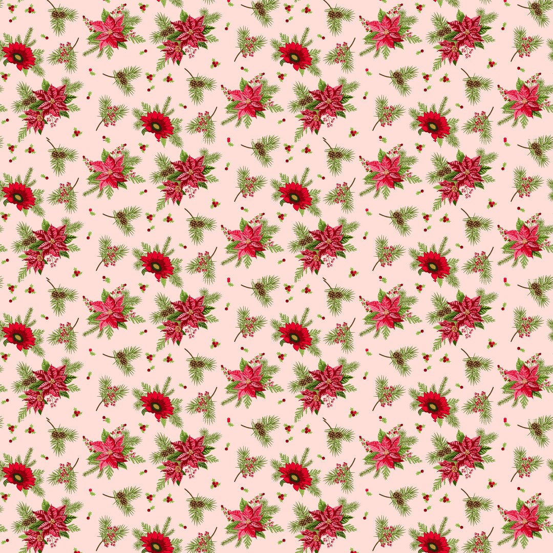 Glisten Floral Blush by Sandy Gervais for Riley Blake Designs - Etsy