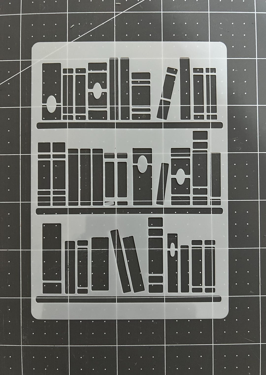 Book Stencil for Planner, Monthly Routine Stencil, Monthly Scrap ...
