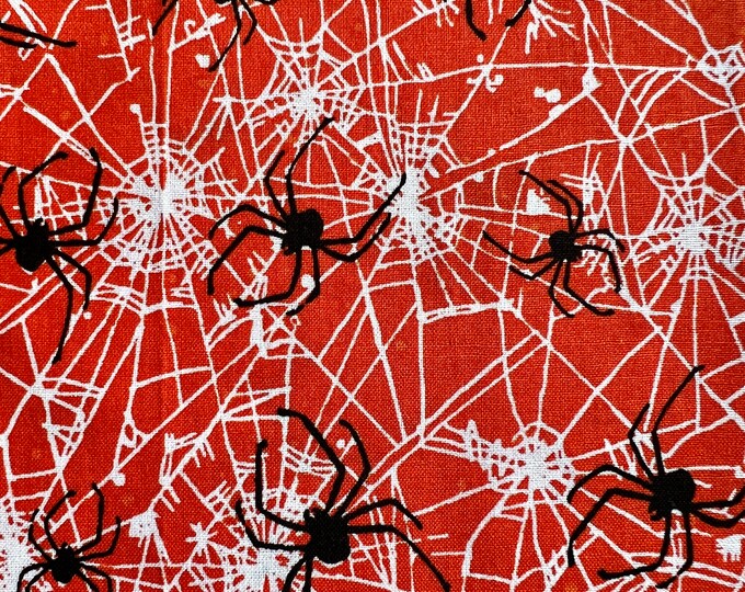 Halloween Spider Cotton Fabric, Great for Spooky Crafts and Home Decor ...