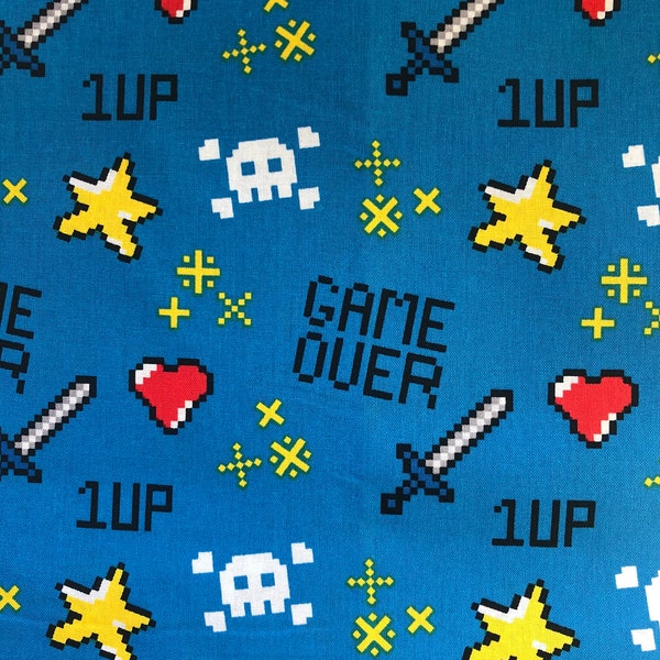 Video Game Fabric - Etsy