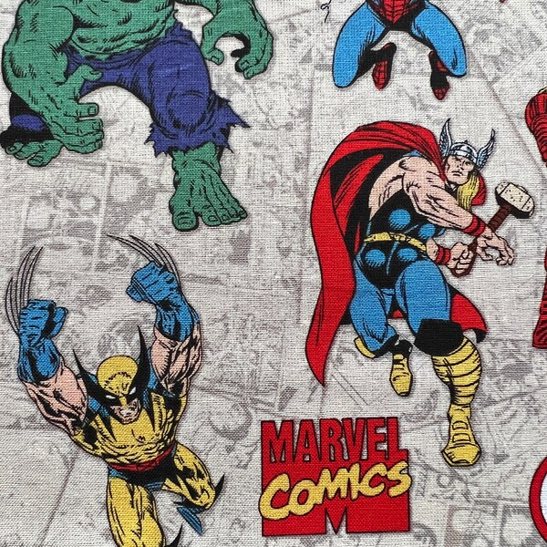Super Hero Fabric - Etsy
