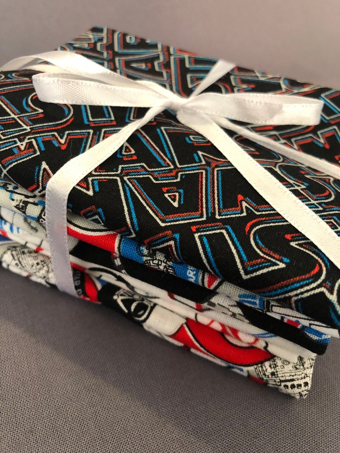 Star Wars Fabric Bundle, Five Cotton Fat Quarters, Star Wars Quilt or ...