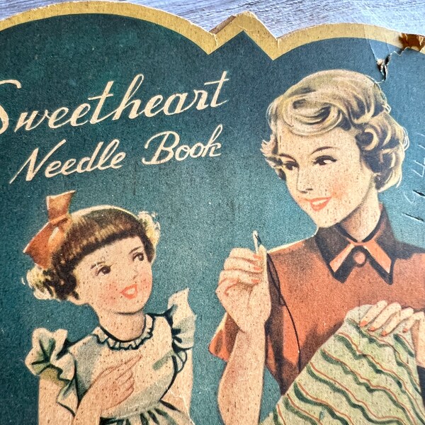 Vintage Needle Book - Etsy