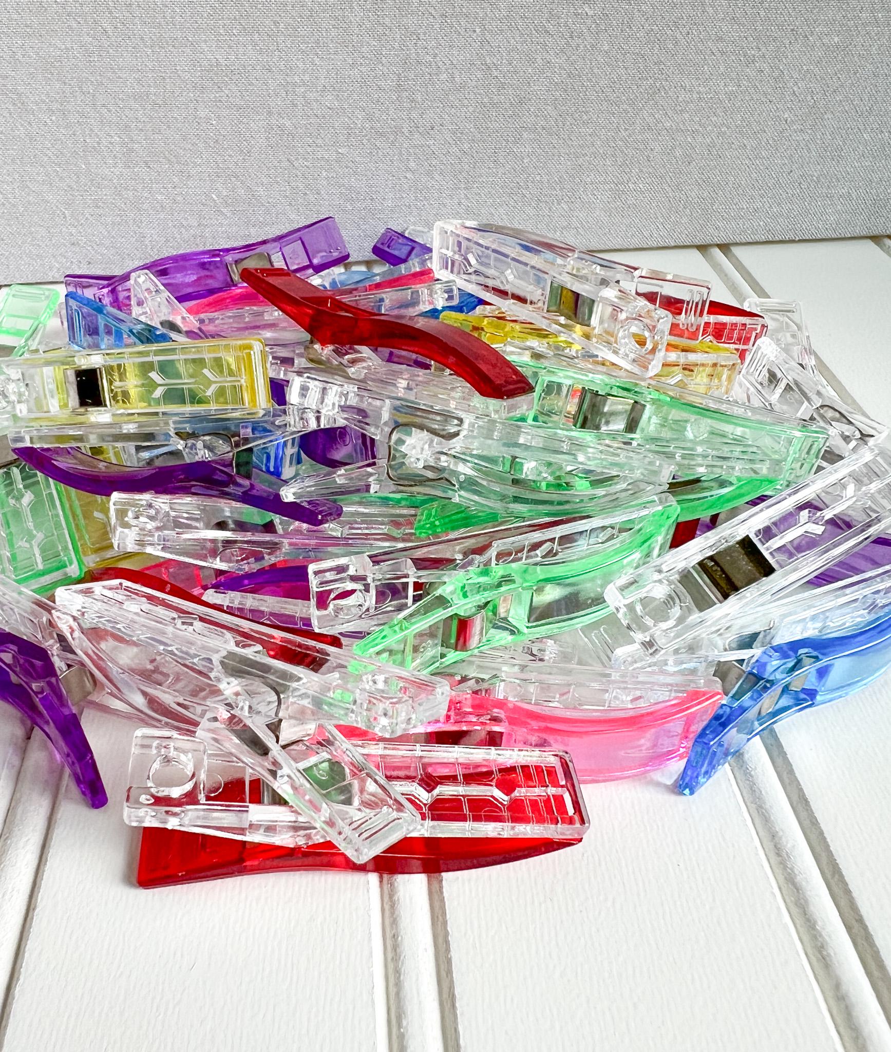 Jumbo Sewing Clips: Assorted Colors, Quilting & Craft Clips - Etsy