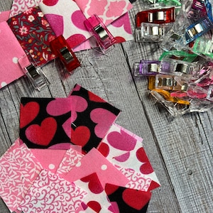 Mini Sewing Clips: Assorted Colors Fabric Quilting Craft Clips - 25 or ...