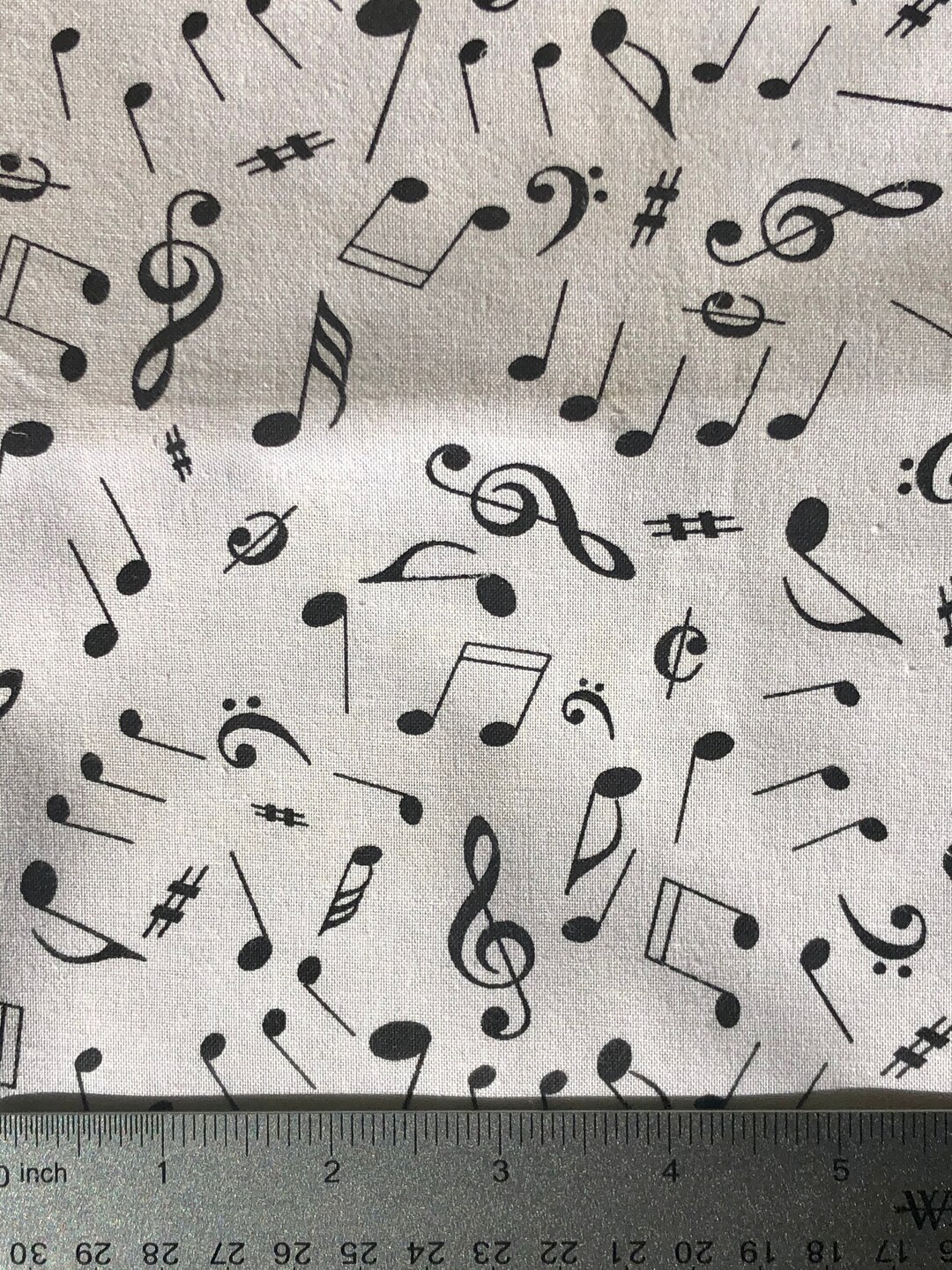 Musical Notes 100% Cotton Fat Quarter Fabric - Etsy