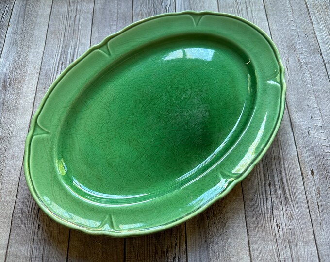 Bordallo Pinheiro Green Large Rectangular Serving Platter/ Rectangular ...