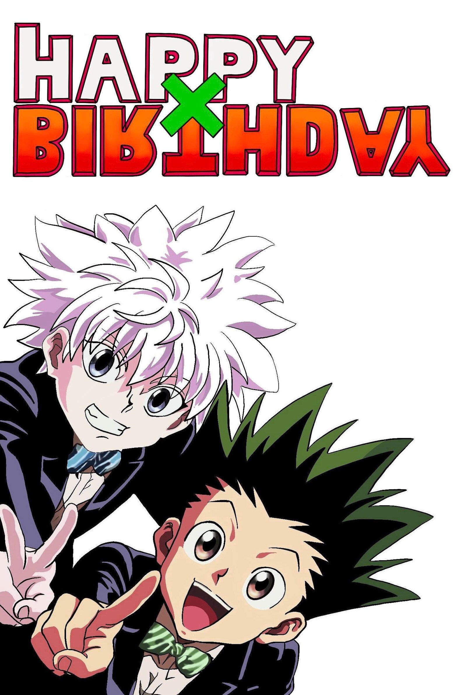 Hunter X Hunter 21st Birthday Card - Etsy