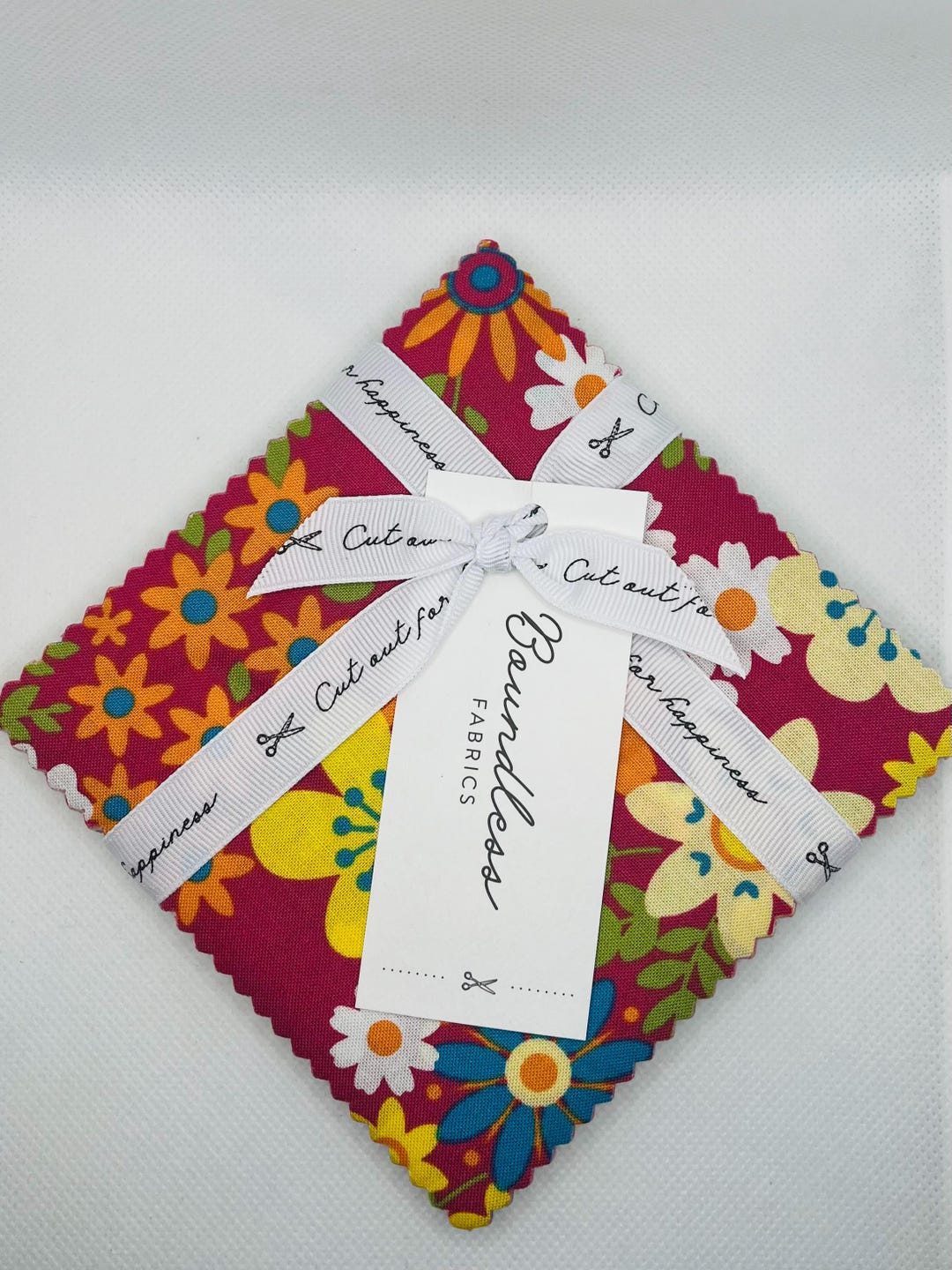 Charm Pack by Boundless Fabric. 5” Squares. 42 Pieces. Several Patterns ...