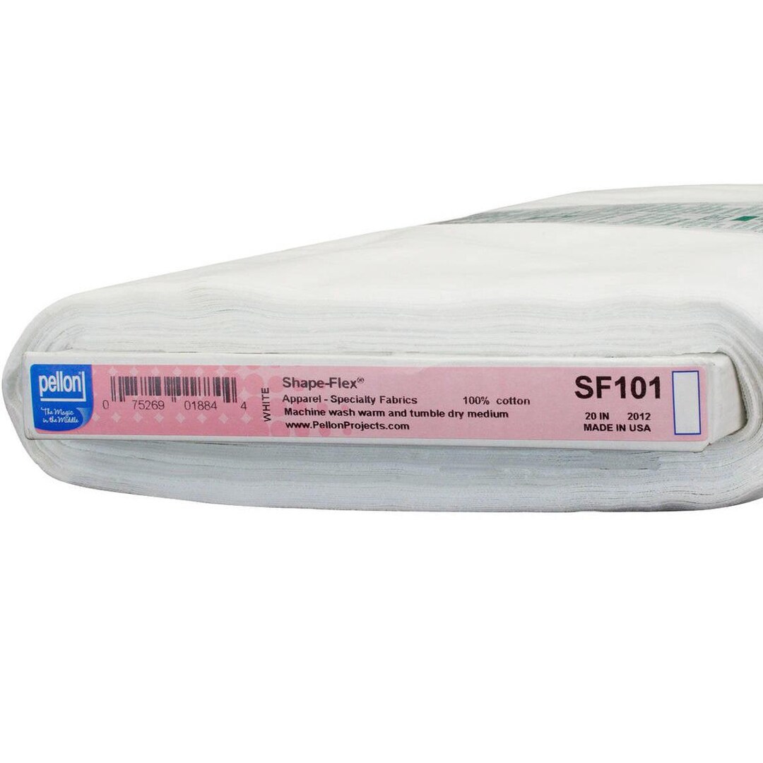 Pellon SF101 Shape Flex - White Fusible Interfacing - Stabilizer - 20 ...