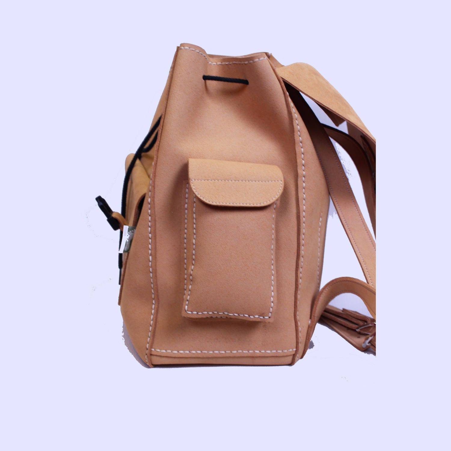 Vegan Rucksack Vegan Backpack Vegetarian Backpack Two Pockets - Etsy UK