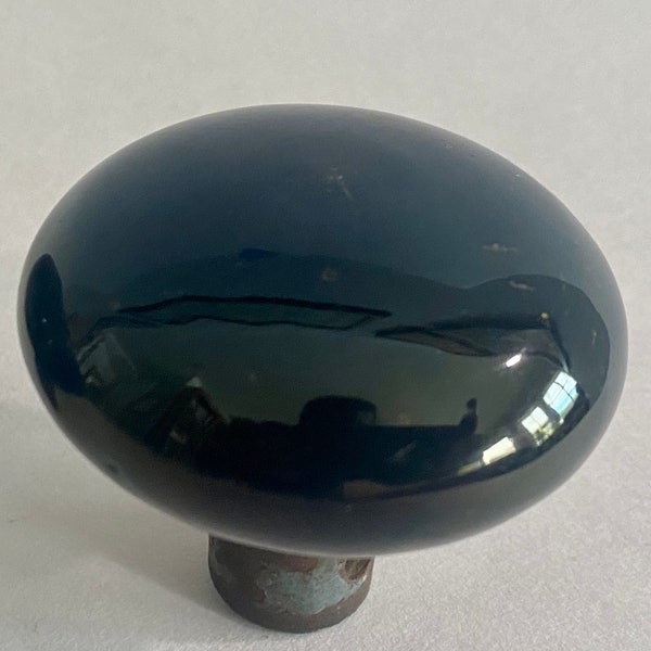 Black Ceramic Knob - Etsy
