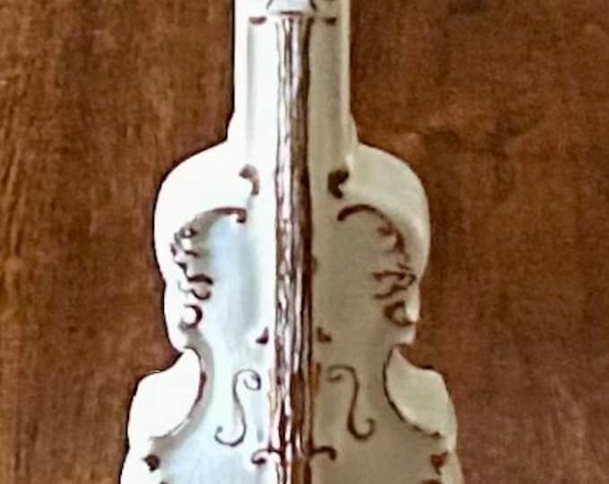 Set of 2 Ceramic Violin and Accordion Trinket Boxes, Gift for Music ...