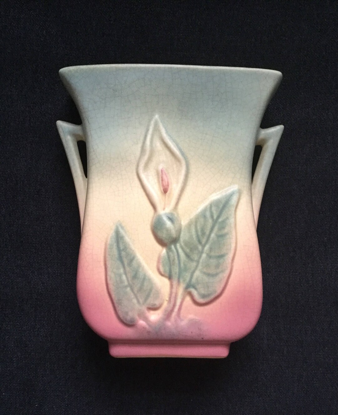 Vintage Hull Calla Lily Ceramic Vase - Etsy