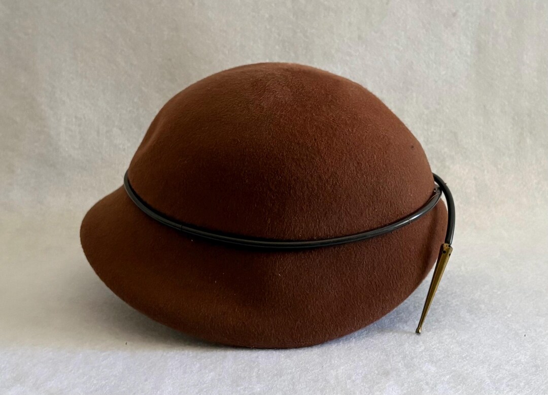Vintage Brown Hat by Harry Pollack, Inc. - Etsy