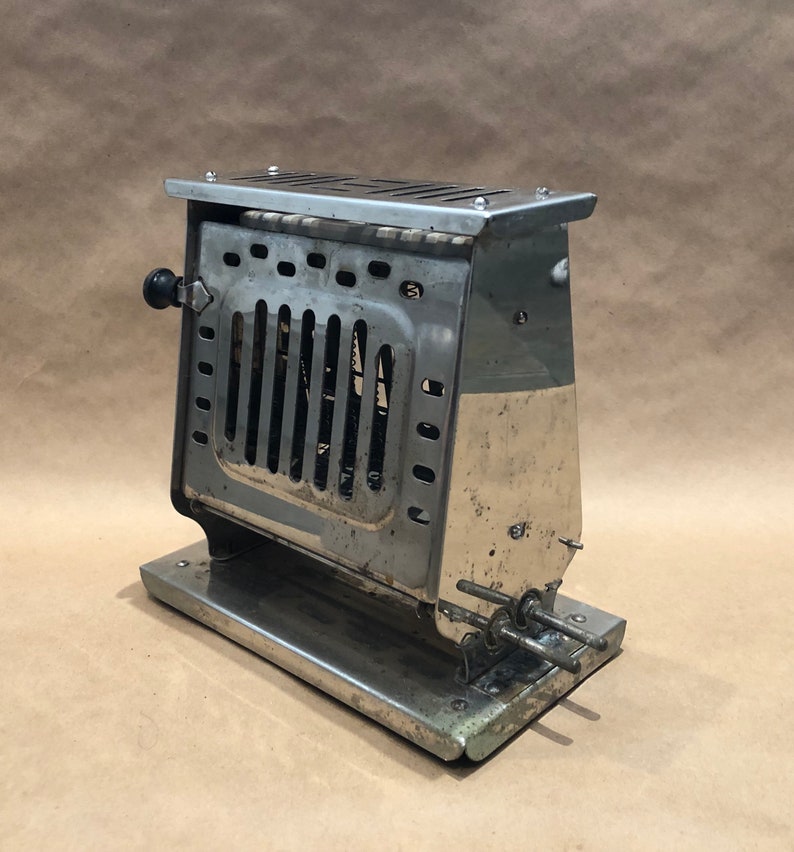 Antique Chrome 1940s Toaster | Etsy