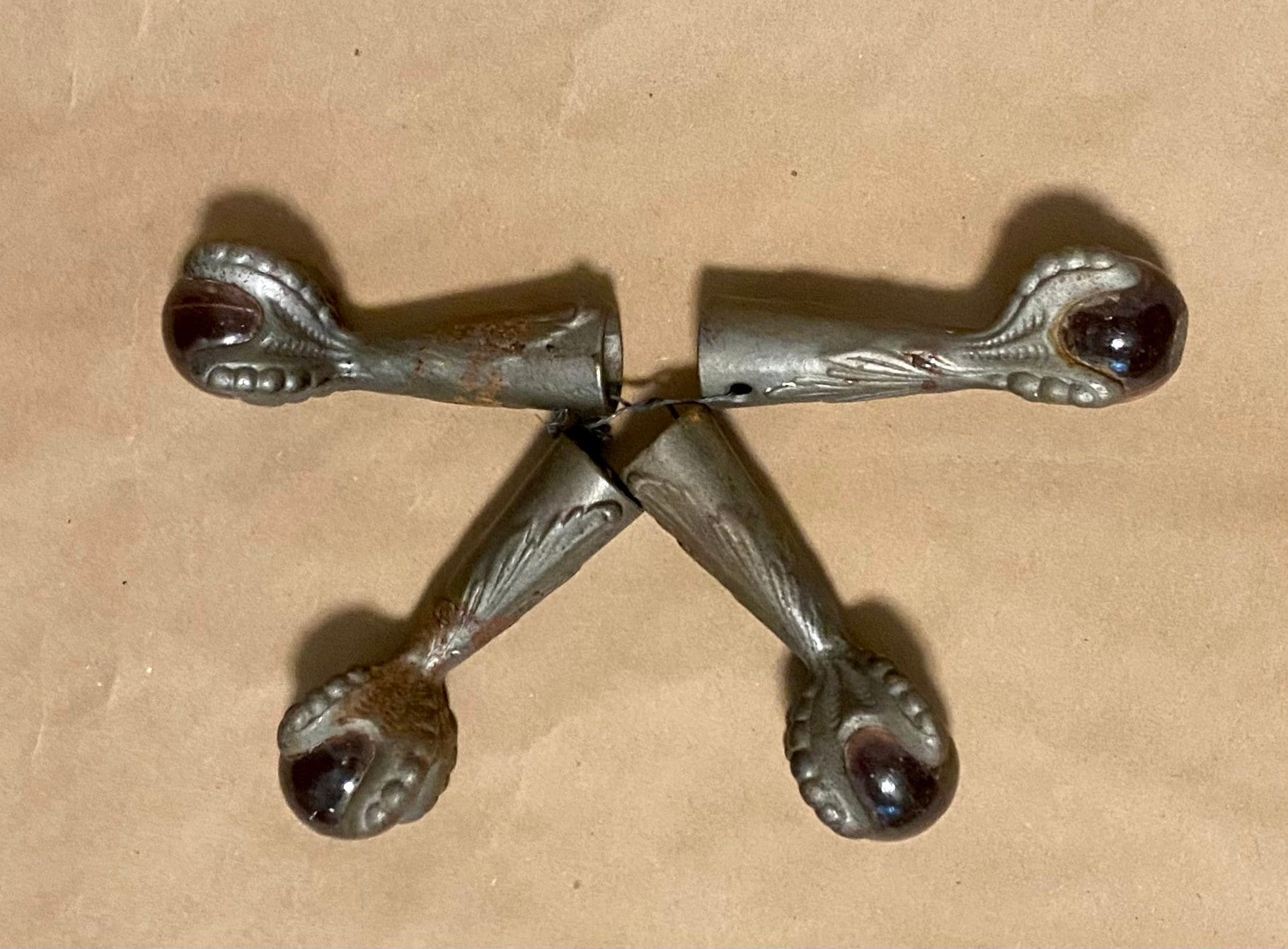 Antique Cast Iron Claw Feet - Etsy