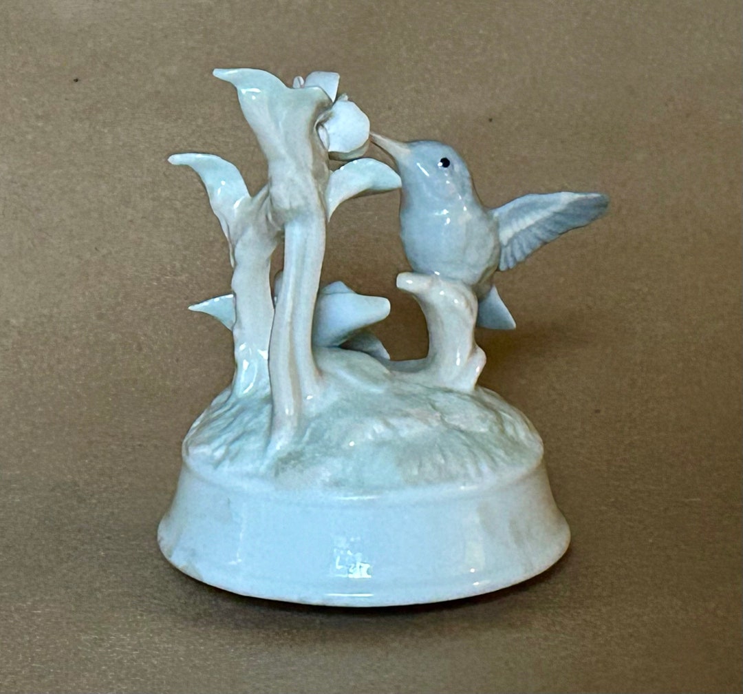 Otagiri China Hummingbird Music Box - Etsy