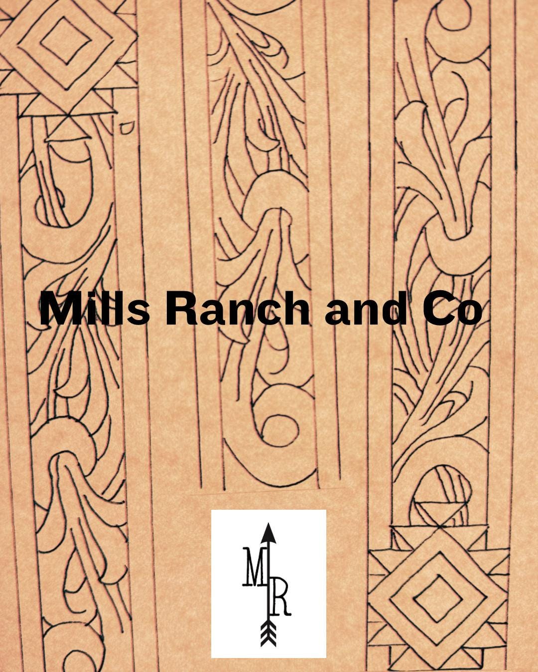 Digital Belt Template Pdf Pattern Aztec and Scroll Leather Belt Digital ...