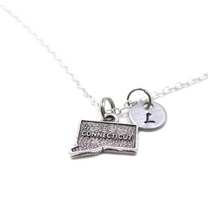 Connecticut Necklace, State of Connecticut Necklace, Personalized ...