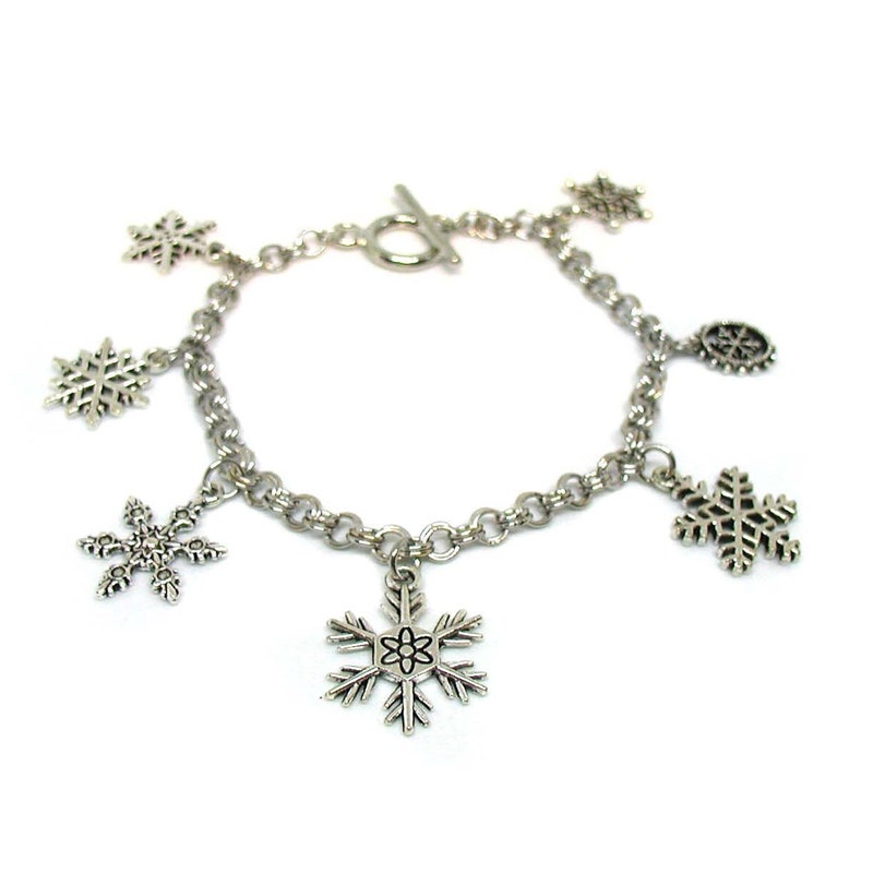 Snowflake Bracelet - Etsy
