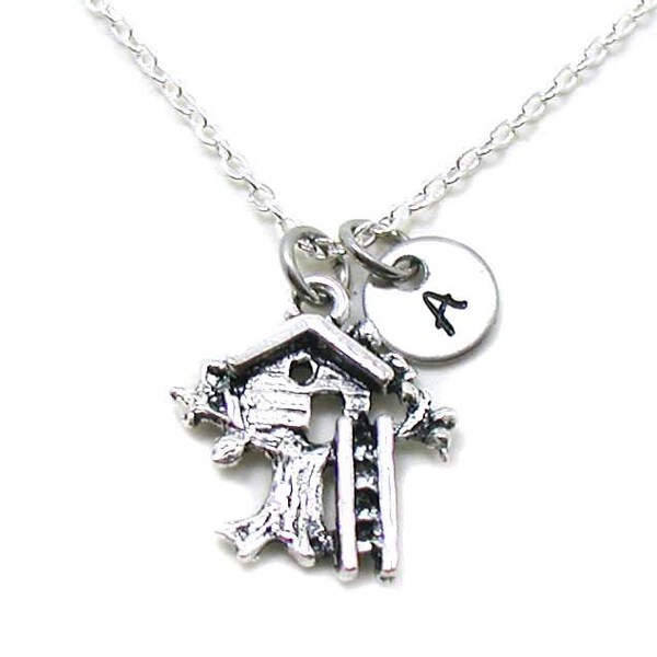 Tree House Necklace - Etsy