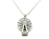 Windmill Necklace Windmill Charm Windmill Pendant Windmill | Etsy