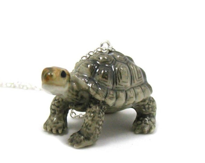 Tortoise Necklace, Charm Necklace, Charm Jewelry, Tortoise Pendant ...