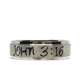 John 3 16 Ring - Etsy
