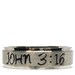 John 3:16 Ring, Scripture Ring, Stainless Ring, Stainless Steel Ring ...