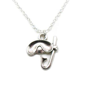 Snorkeling Necklace, Scuba Necklace, Snorkeling Pendant, Snorkeling ...
