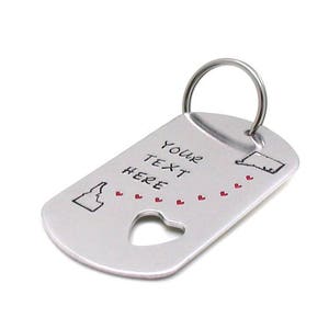 Long Distance Friends Keychain, Long Distance Couples Keychain ...