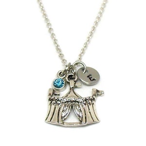 Circus Tent Necklace, Circus Tent Charm, Circus Jewelry, Circus Tent ...