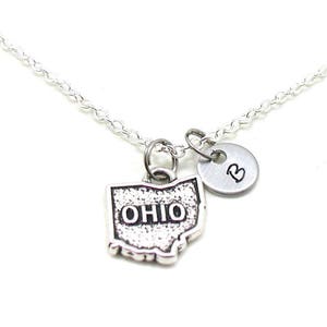 Ohio Necklace, State of Ohio Necklace, Personalized Necklace, Custom ...