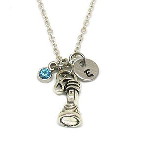 Flashlight Necklace, Flashlight Pendant, Flashlight Jewelry, Flashlight ...