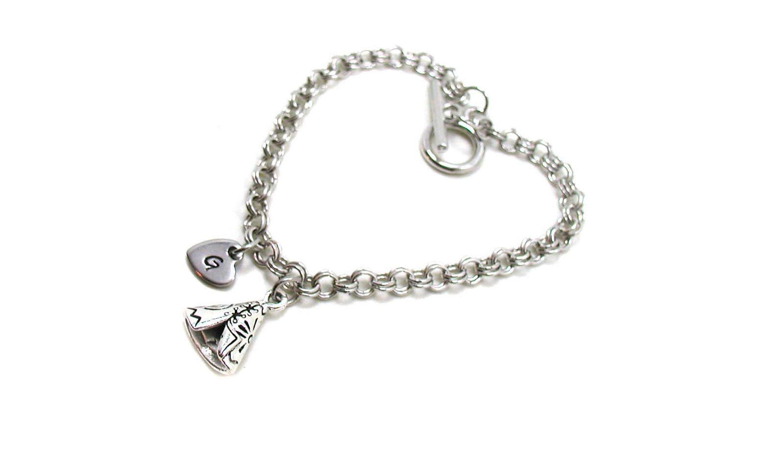 Silver Teepee Bracelet, Tipi Bracelet, Teepee Jewelry, Wedding Gift ...